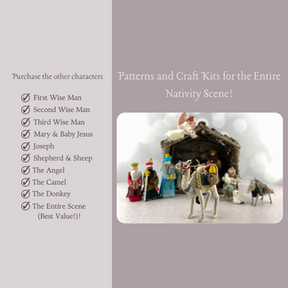 Christmas Nativity Series Camel Craft Kit – Prim Heirloom Designs